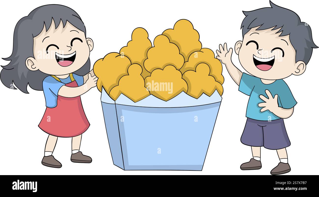 This fun, cartoon style design is perfect for food related themes Stock ...