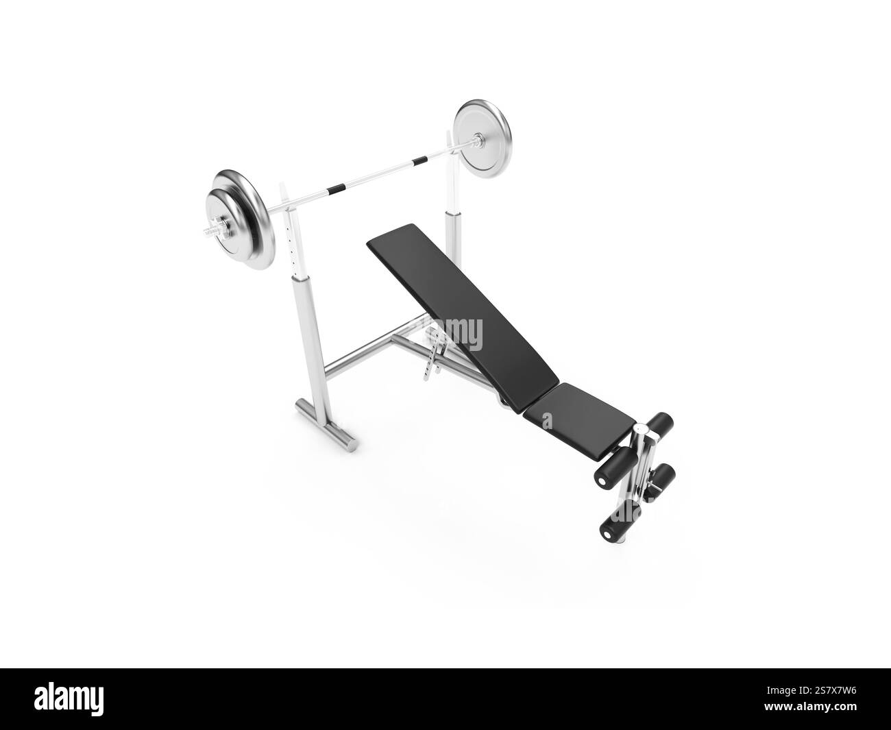 Isolated muscle machine on a white background Stock Photo - Alamy