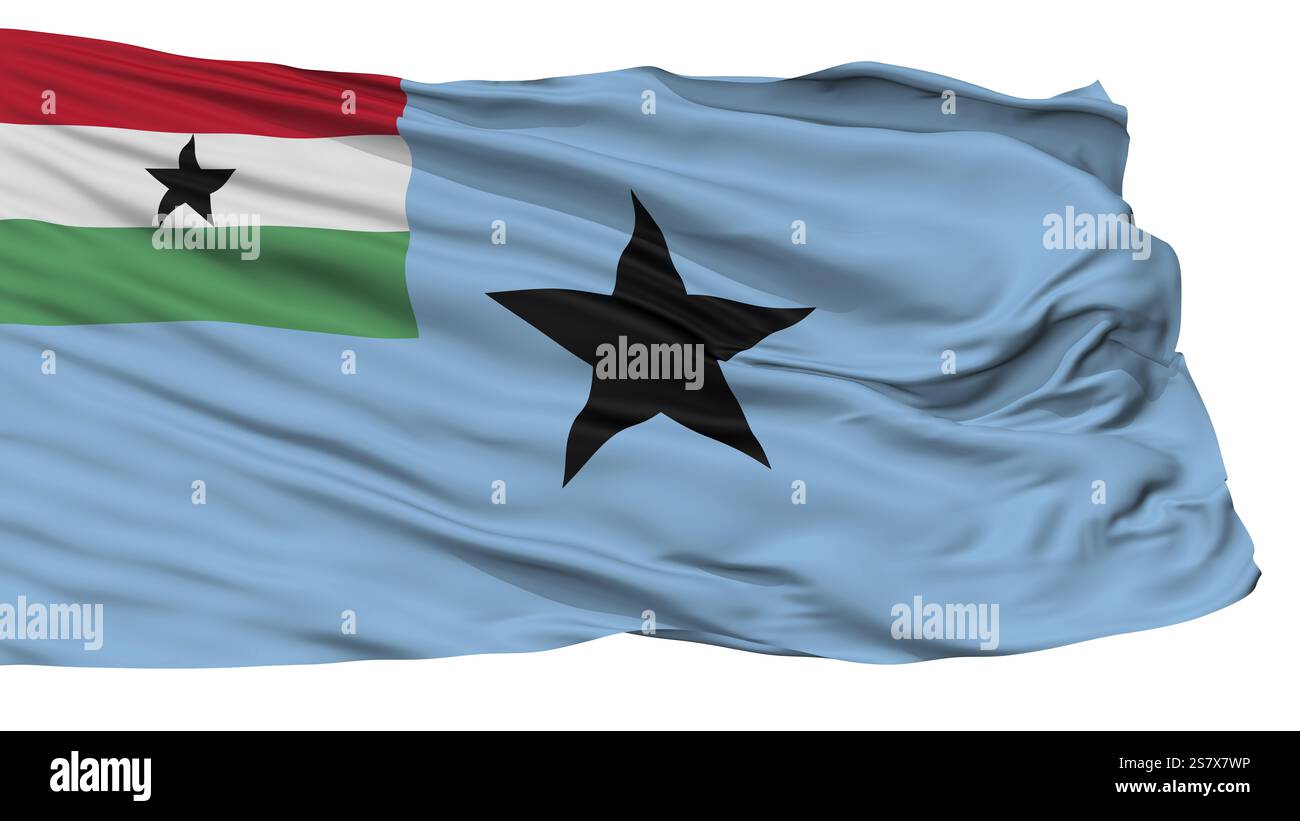 Civil Air Ensign Of Ghana 1964 1966 Flag, Isolated On White Background ...