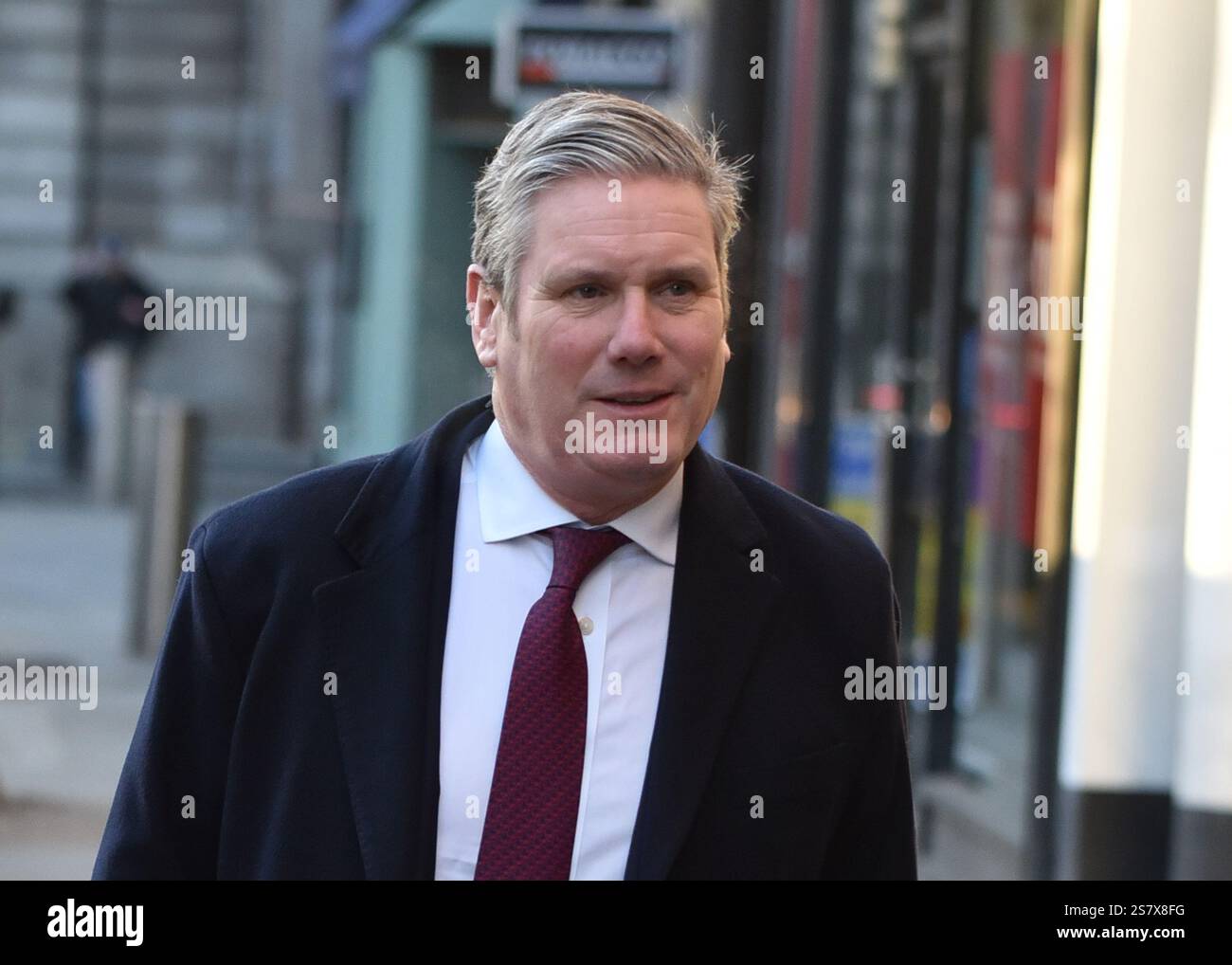 Sir Kier Starmer at Global Radio Studios in London, England. Monday ...