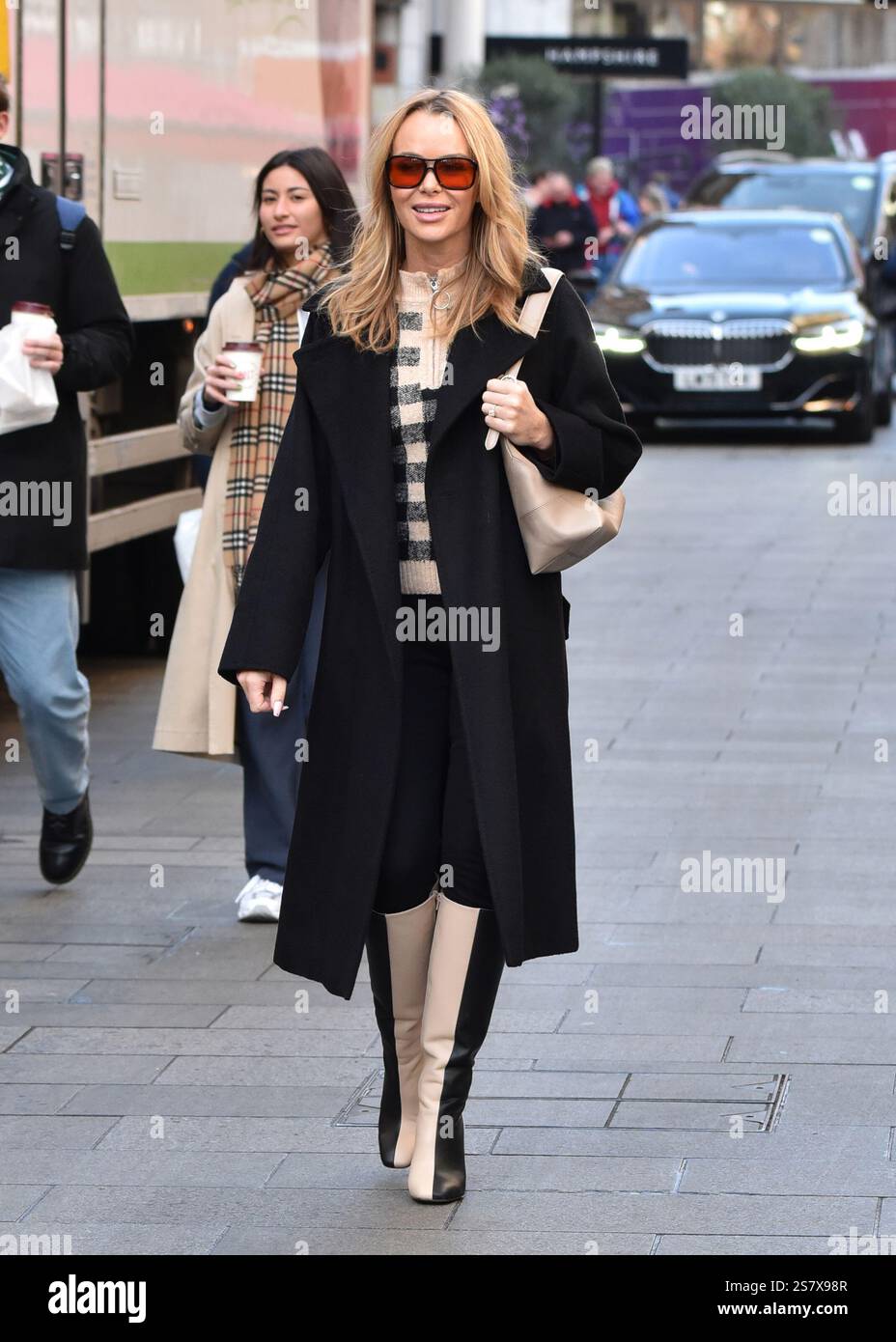 Amanda Holden at Global Radio Studios in London, England. Monday 7th ...