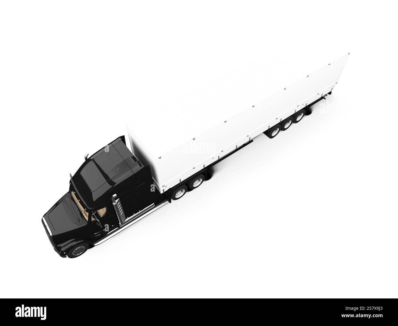 White lorries Cut Out Stock Images & Pictures - Alamy