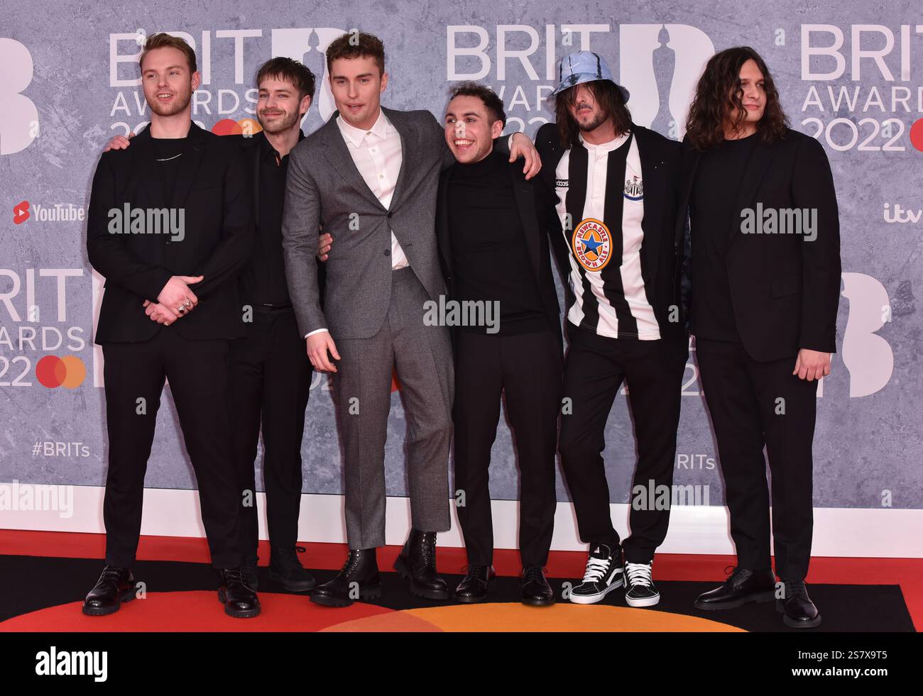 ***EDITORIAL USE ONLY*** Sam Fender attends The BRIT Awards 2022 at The ...