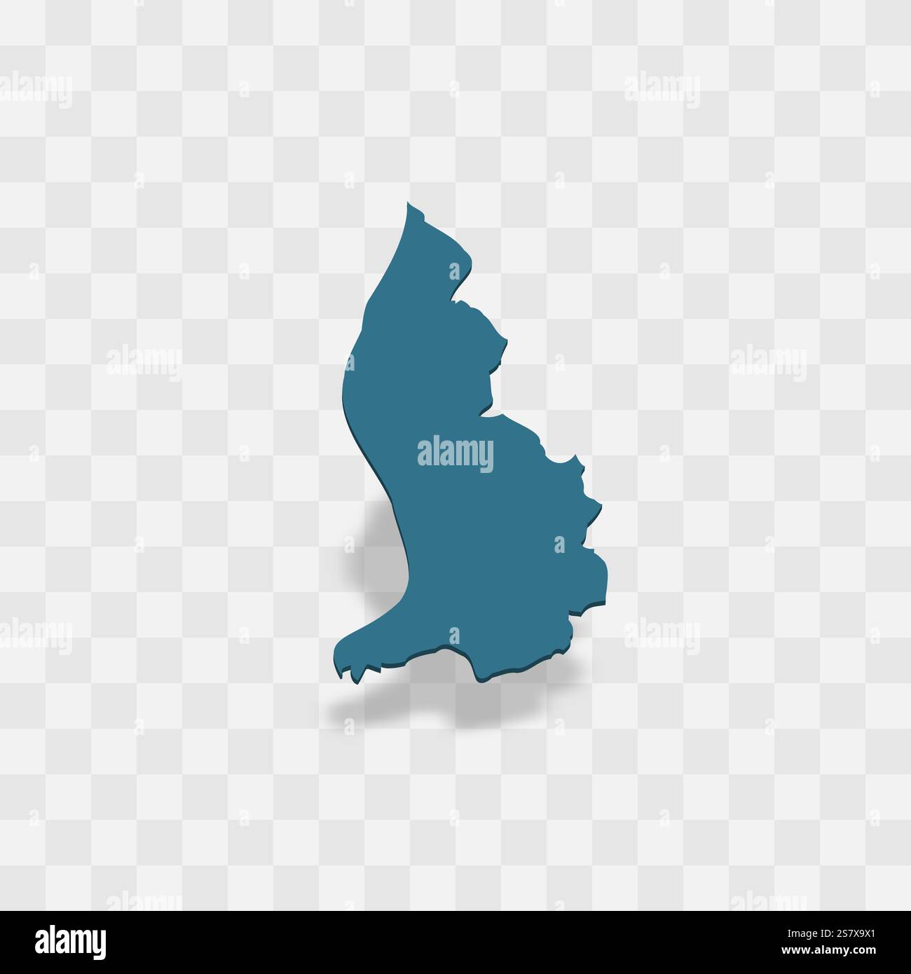 Liechtenstein high detailed vector representation of country silhouette ...