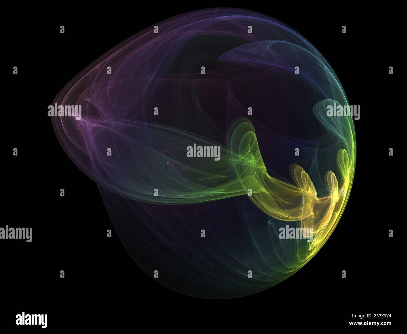 Abstract shape of light Stock Photo - Alamy