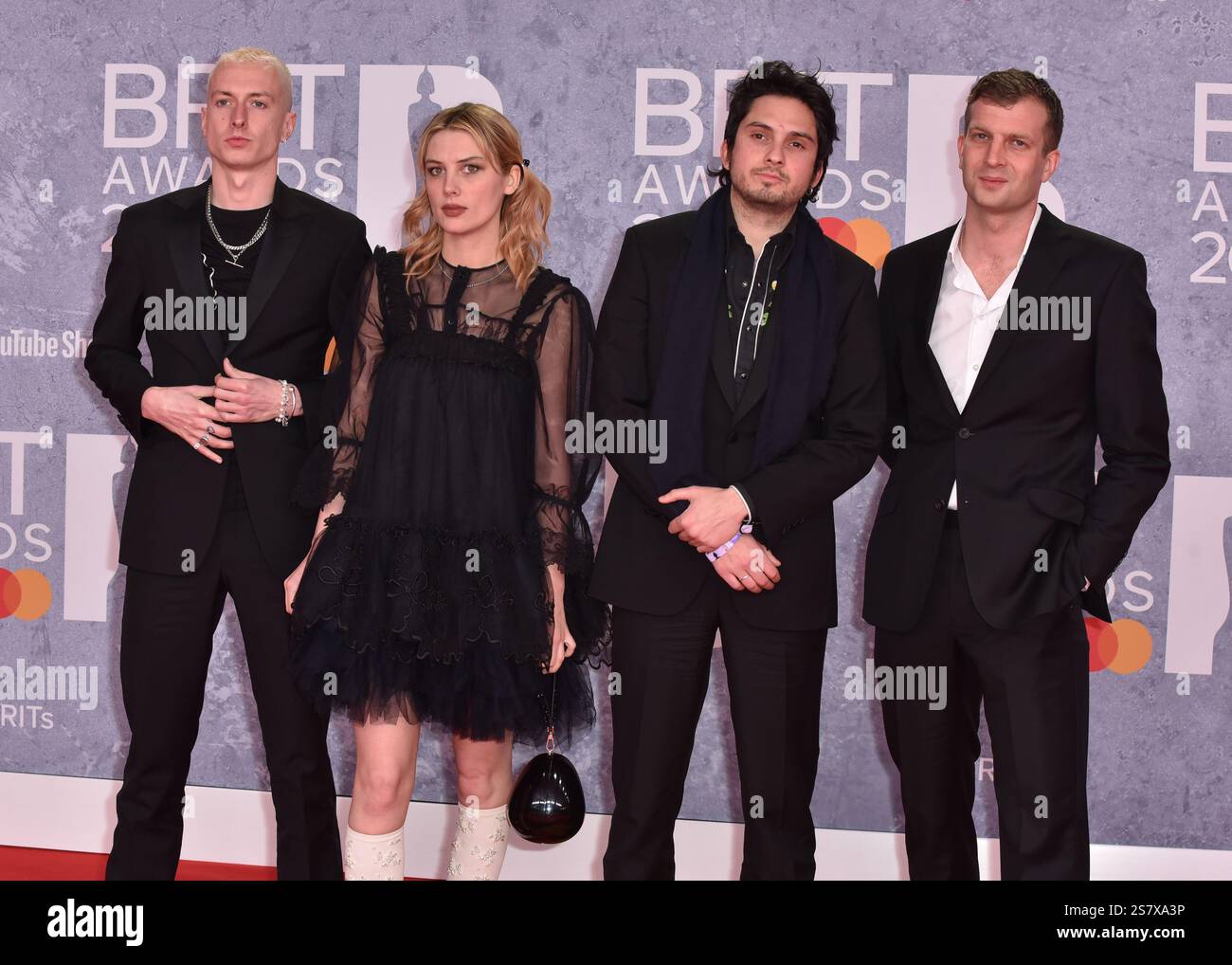 ***EDITORIAL USE ONLY*** Wolf Alice attends The BRIT Awards 2022 at The ...