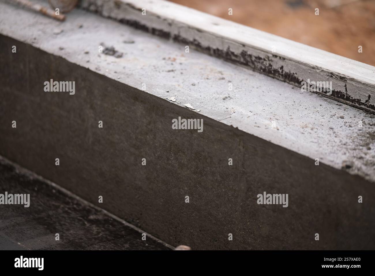 Construction of pile-grillage foundation. Monolithic foundation with ...