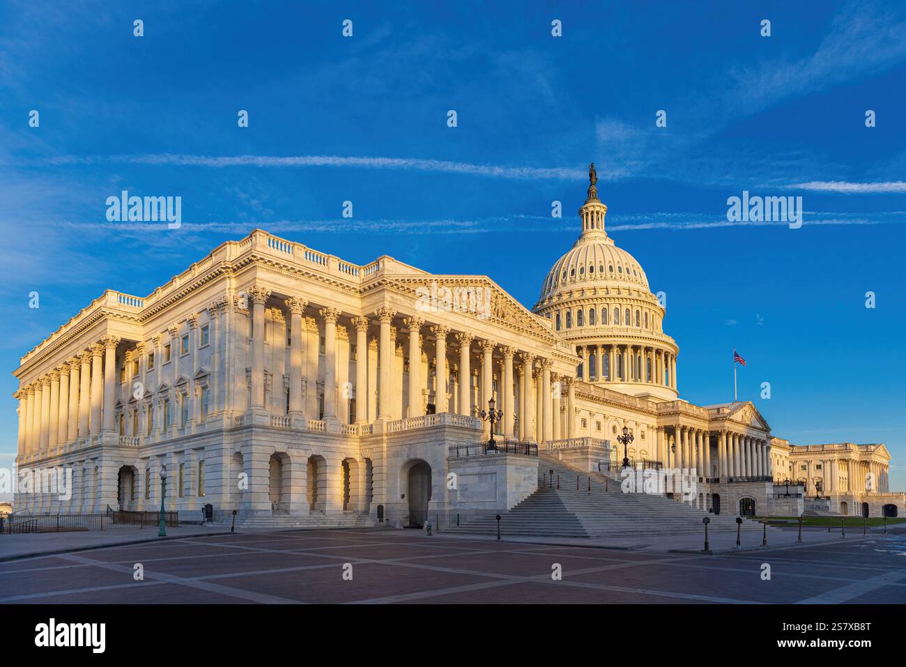 The East Front of the United States Capitol in Washington, DC Stock ...