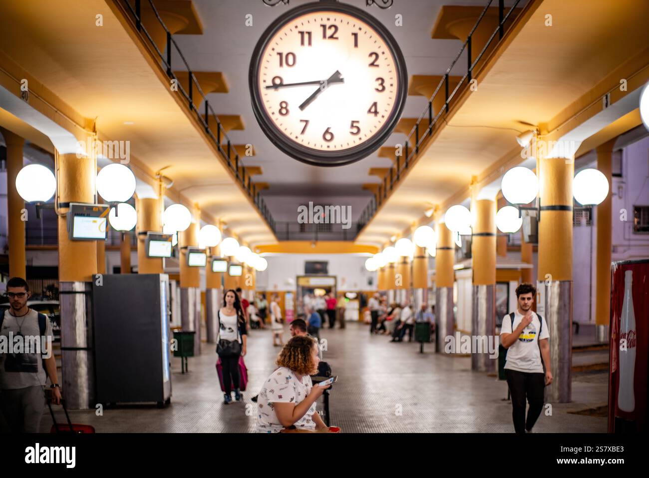 Seville, Spain, Oct 26 2017, Interior view of Prado de San Sebastian ...