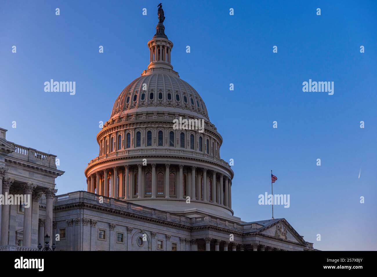The East Front of the United States Capitol in Washington, DC Stock ...