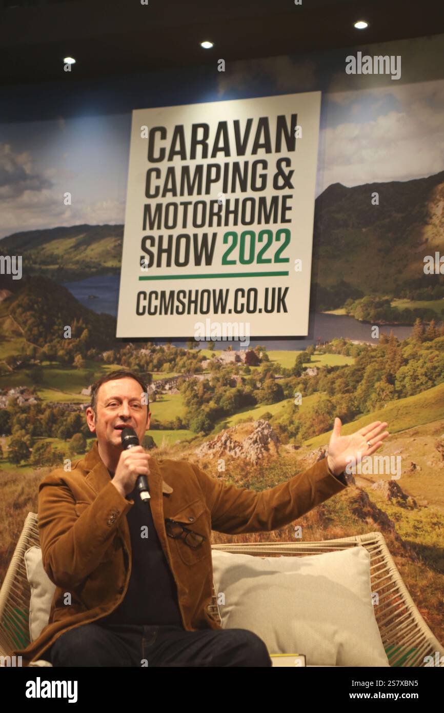 Matt Allwright at the Caravan & Motorhome Show at the NEC in Birmingham ...