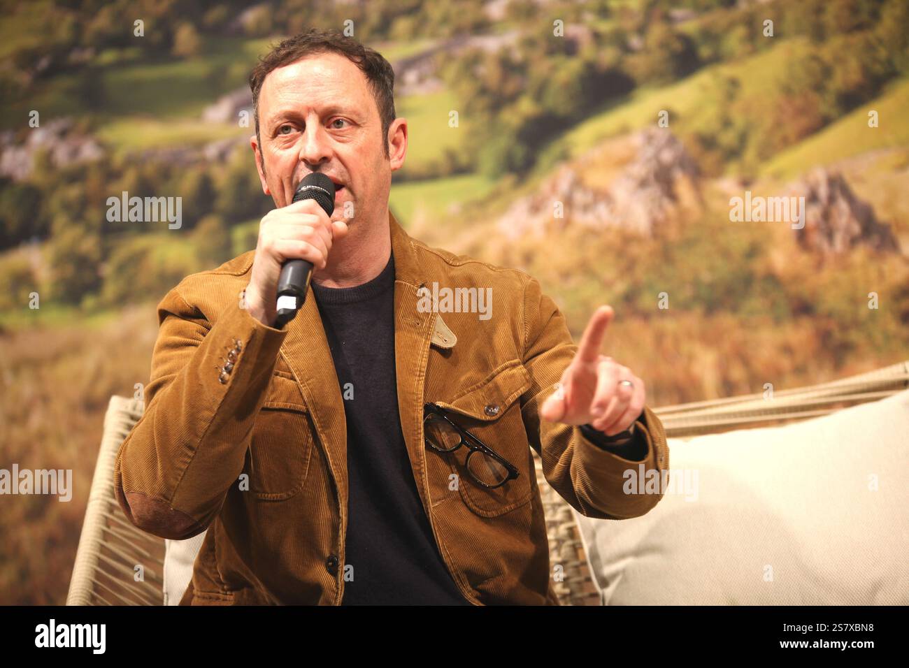 Matt Allwright at the Caravan & Motorhome Show at the NEC in Birmingham ...