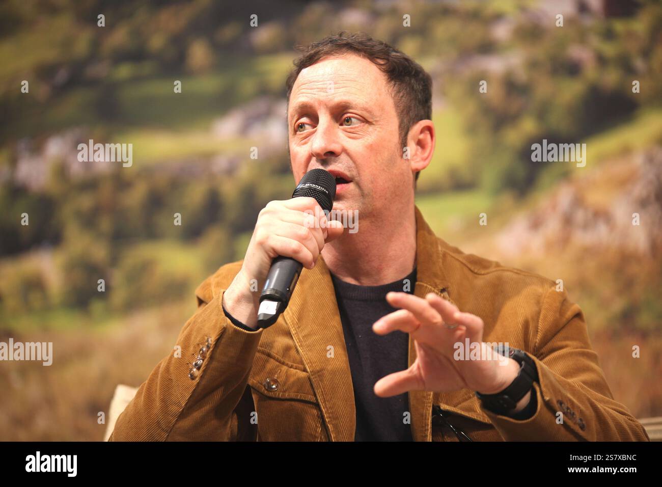 Matt Allwright at the Caravan & Motorhome Show at the NEC in Birmingham ...
