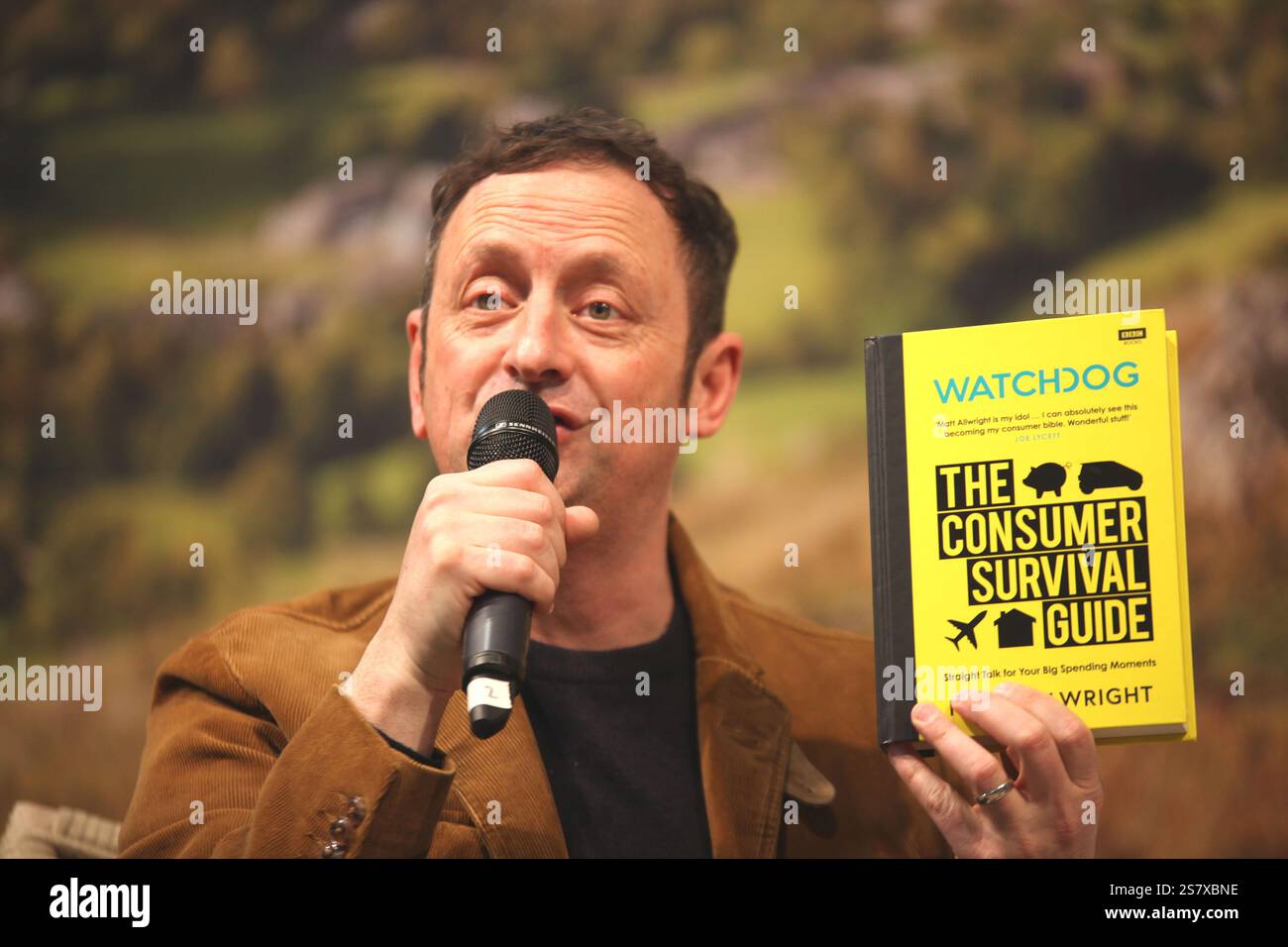 Matt Allwright at the Caravan & Motorhome Show at the NEC in Birmingham ...