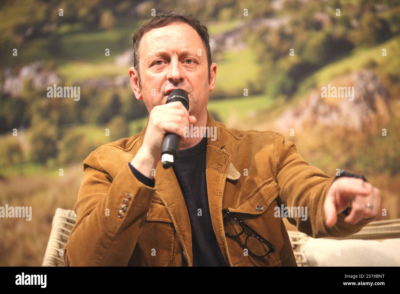 Matt Allwright at the Caravan & Motorhome Show at the NEC in Birmingham ...