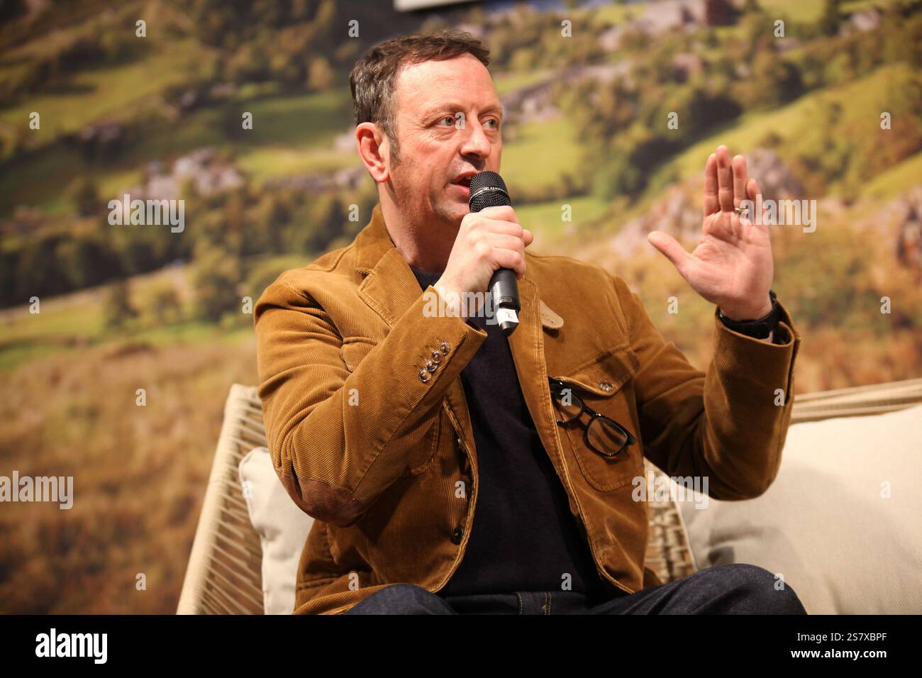 Matt Allwright at the Caravan & Motorhome Show at the NEC in Birmingham ...