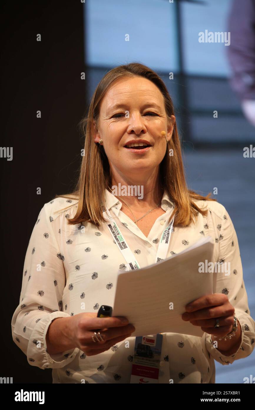 Miranda Krestovnikoff at the Caravan & Motorhome Show at the NEC in ...