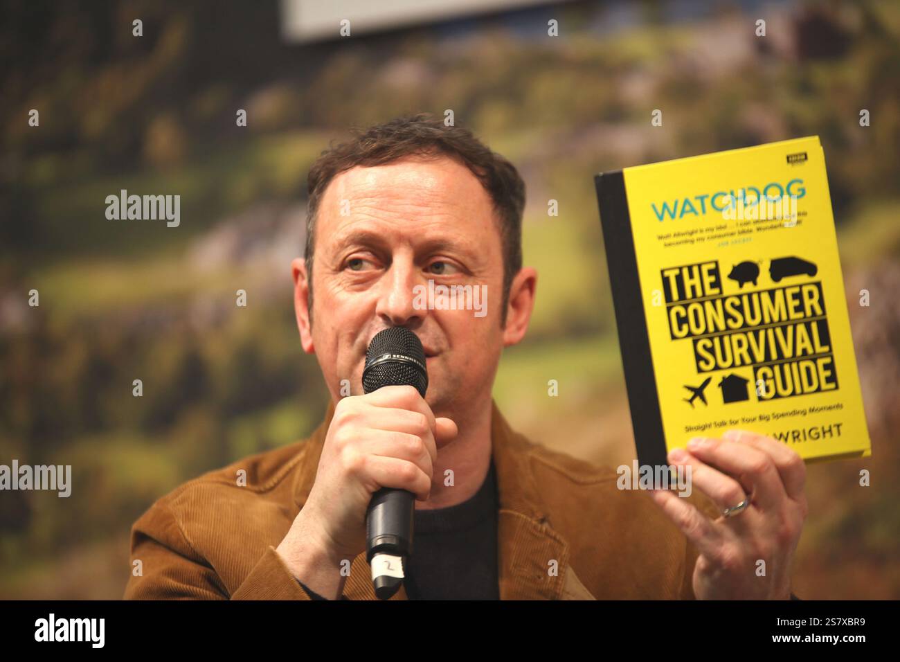 Matt Allwright at the Caravan & Motorhome Show at the NEC in Birmingham ...