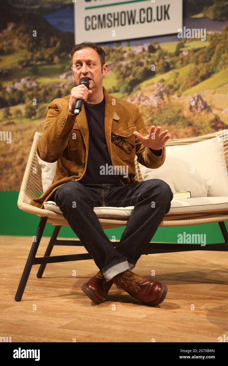 Matt Allwright at the Caravan & Motorhome Show at the NEC in Birmingham ...