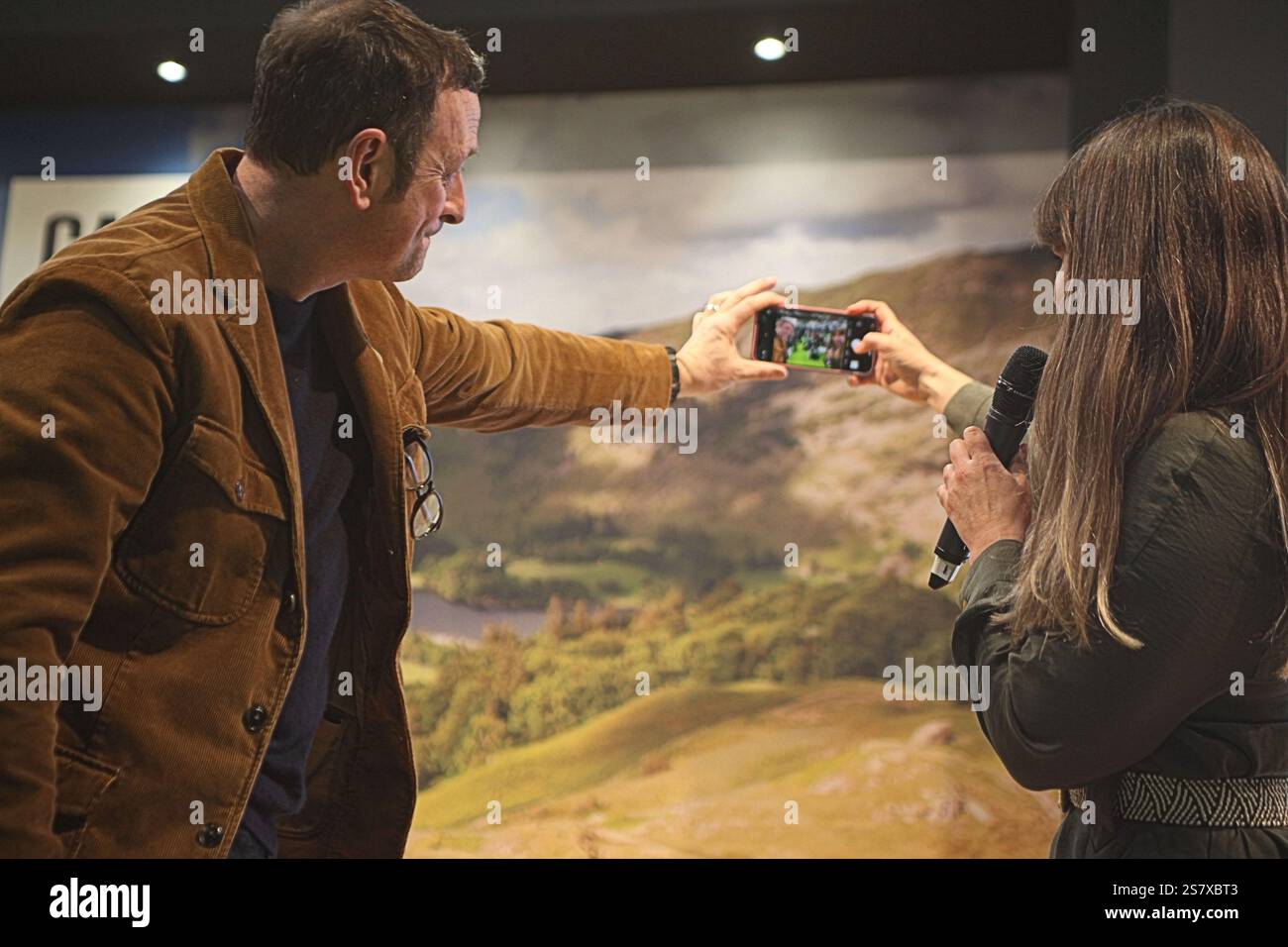 Matt Allwright at the Caravan & Motorhome Show at the NEC in Birmingham ...