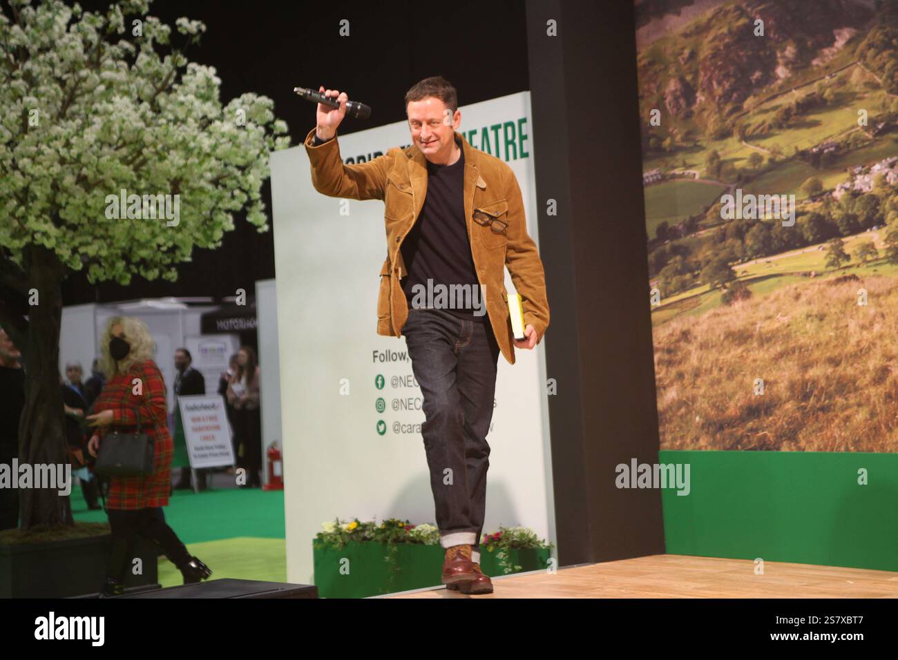 Matt Allwright at the Caravan & Motorhome Show at the NEC in Birmingham ...