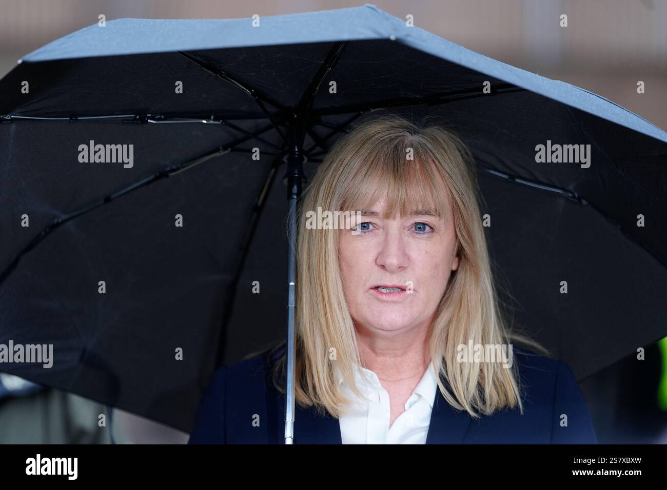 Ursula Doyle from the Crown Prosecution Service (CPS) speaking to the ...