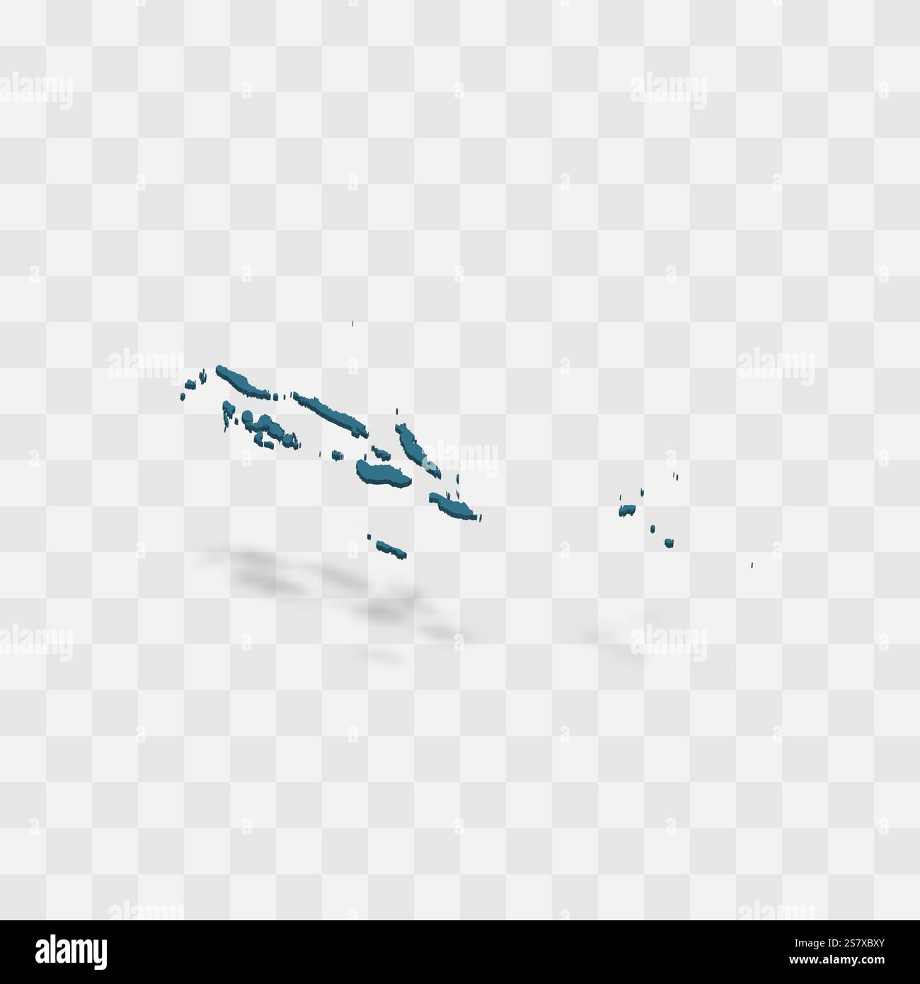 Solomon Islands high detailed vector representation of country ...