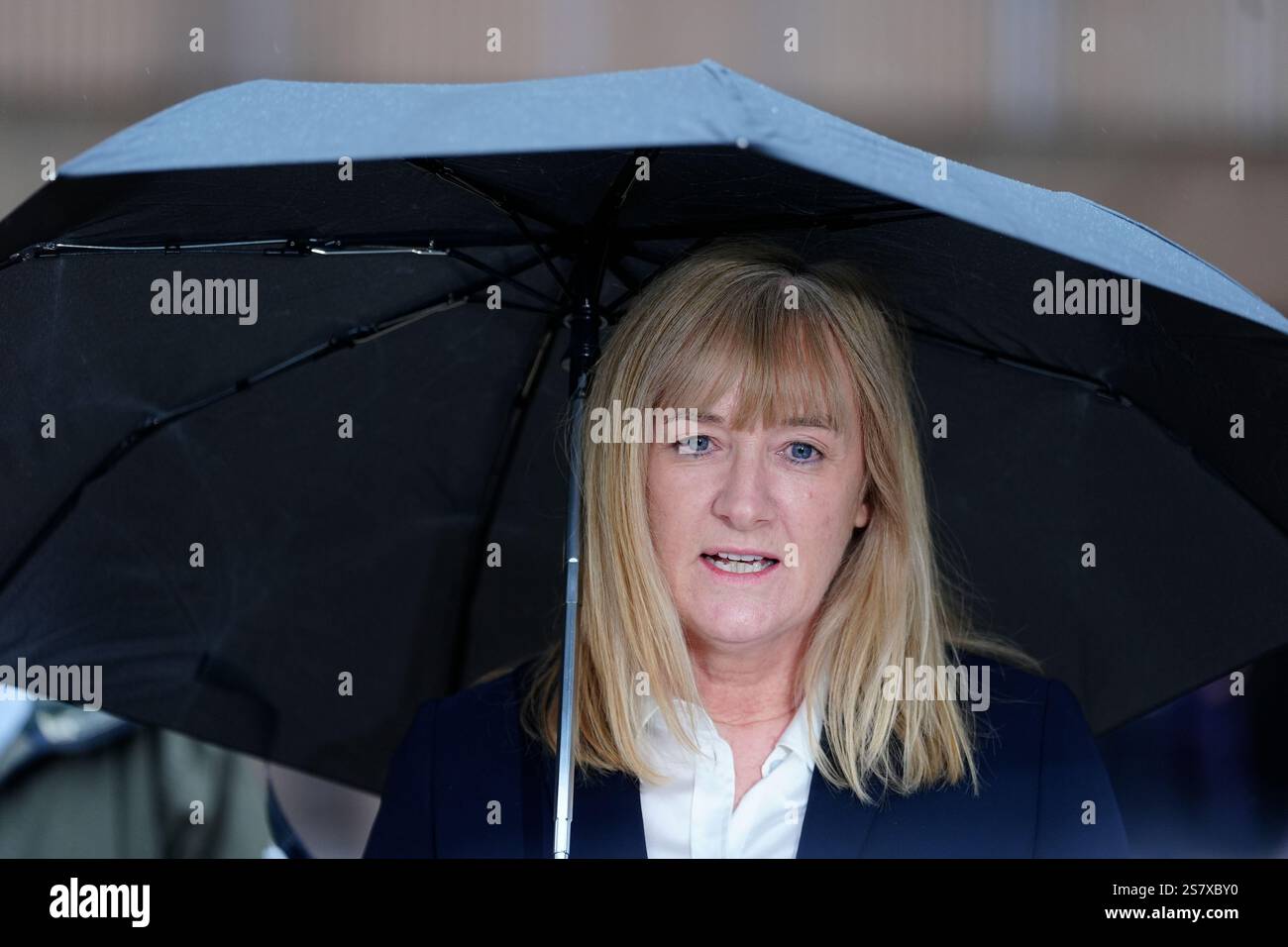 Ursula Doyle from the Crown Prosecution Service (CPS) speaking to the ...