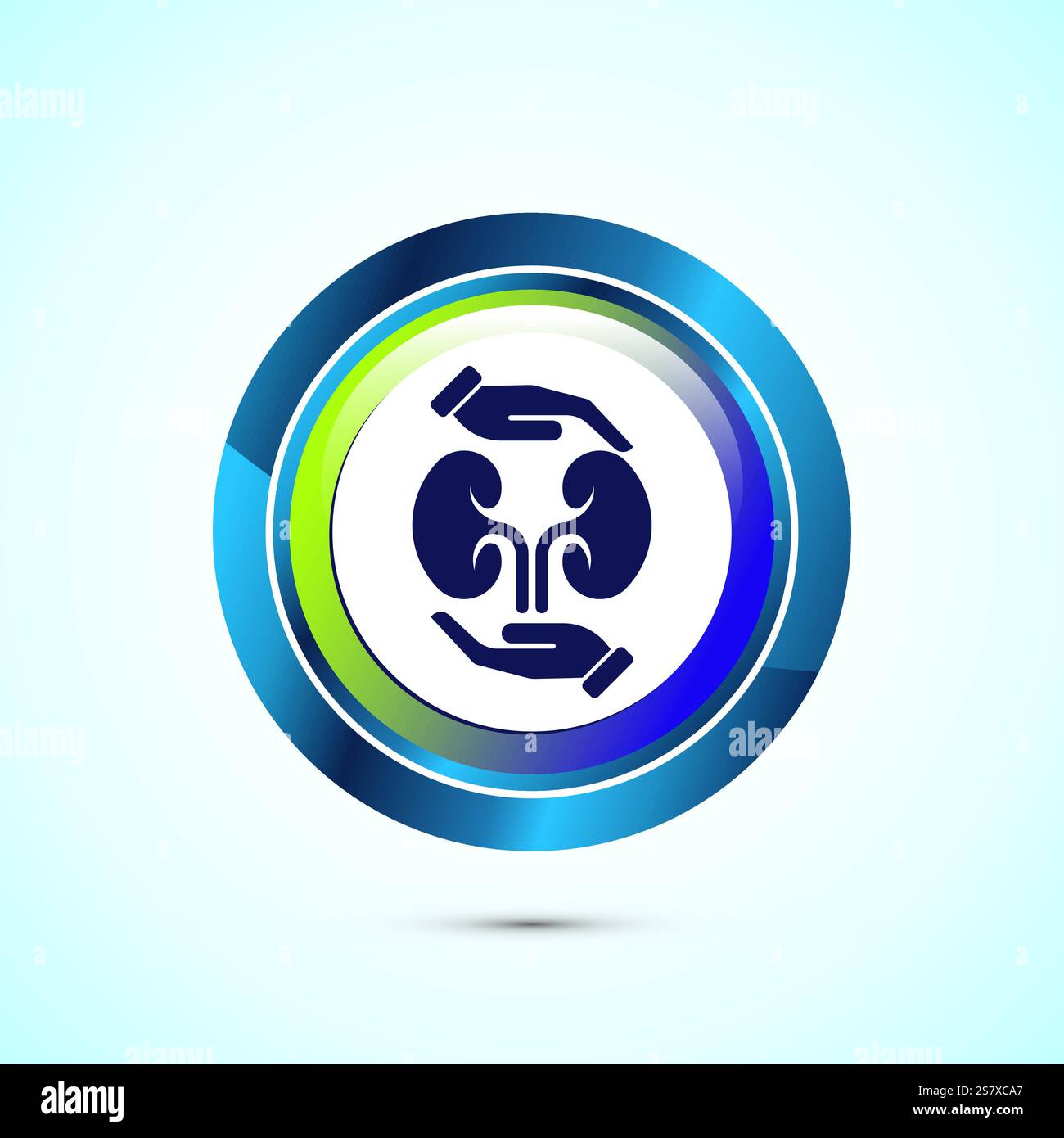 Kidney icon design illustration. Human organ icon, Kidney care logo ...