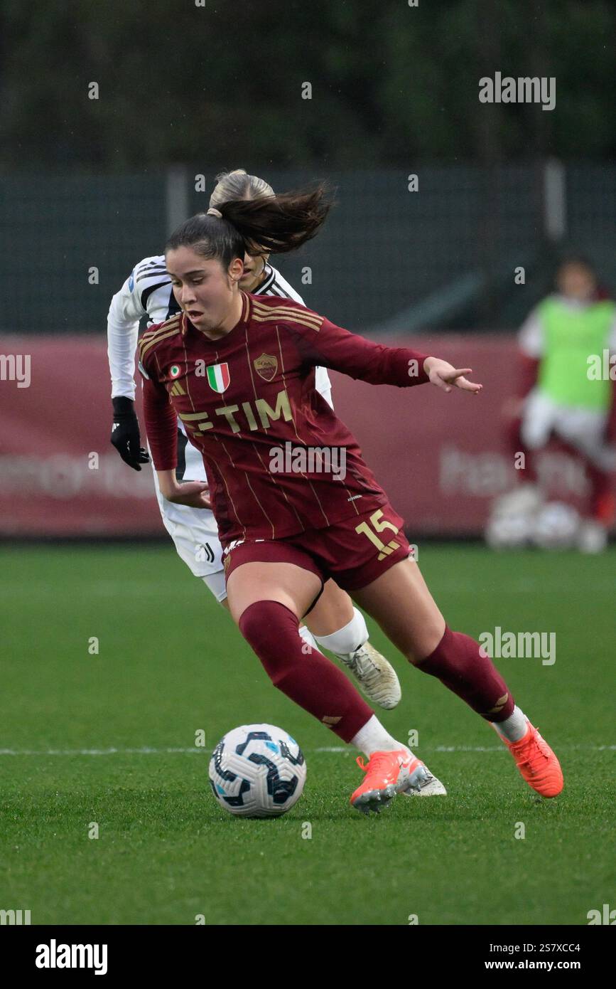 Rome, Italy. 19th Jan, 2025. AS Roma's Giulia Dragoni during the ...