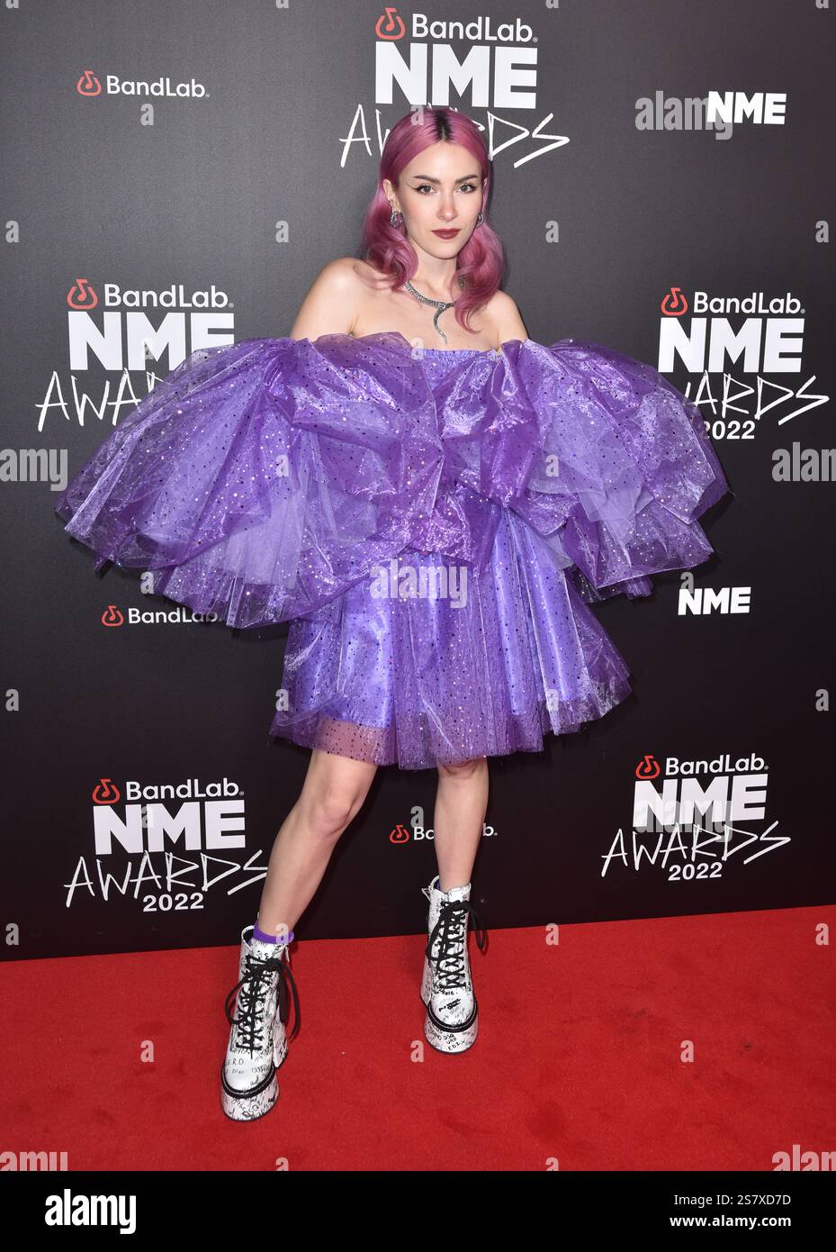 Camden Cox at the NME Awards 2022 at the O2 Academy Brixton in London ...