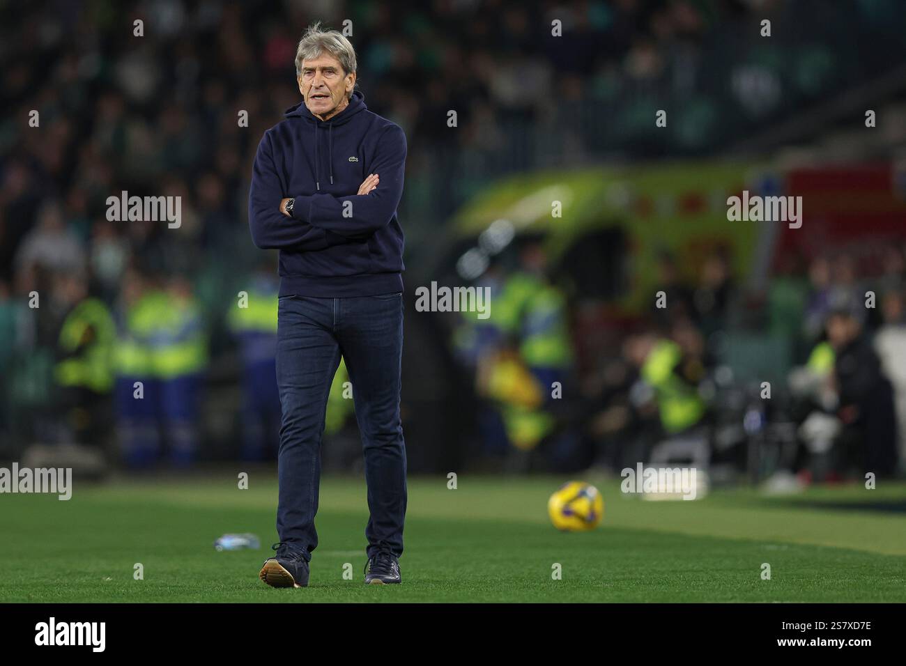 Real Betis head coach Manuel Pellegrini during the La Liga EA Sports ...