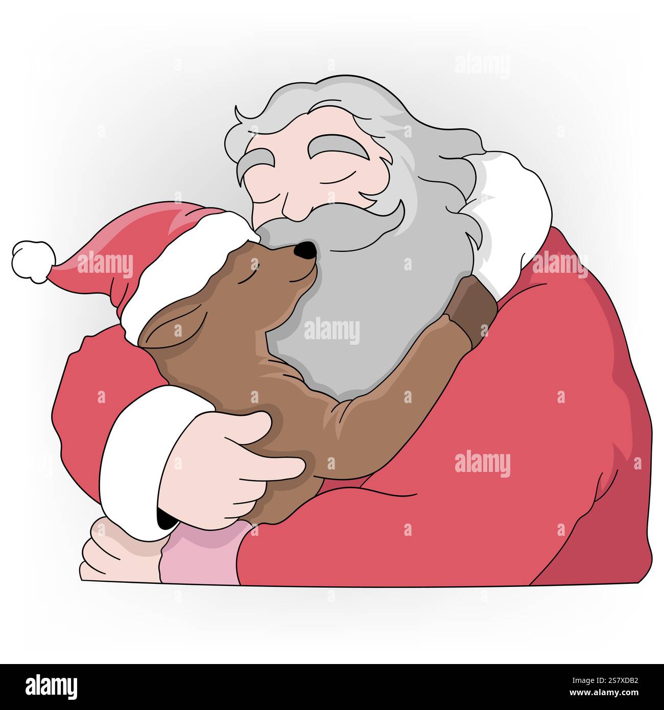 Cartoon doodle illustration of Christmas festival in December, old ...