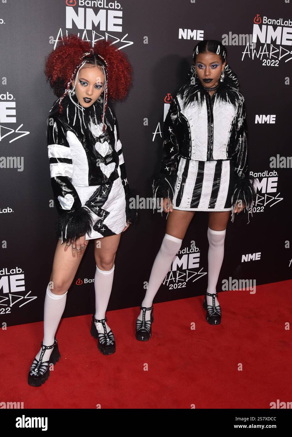 Nova Twins at the NME Awards 2022 at the O2 Academy Brixton in London ...