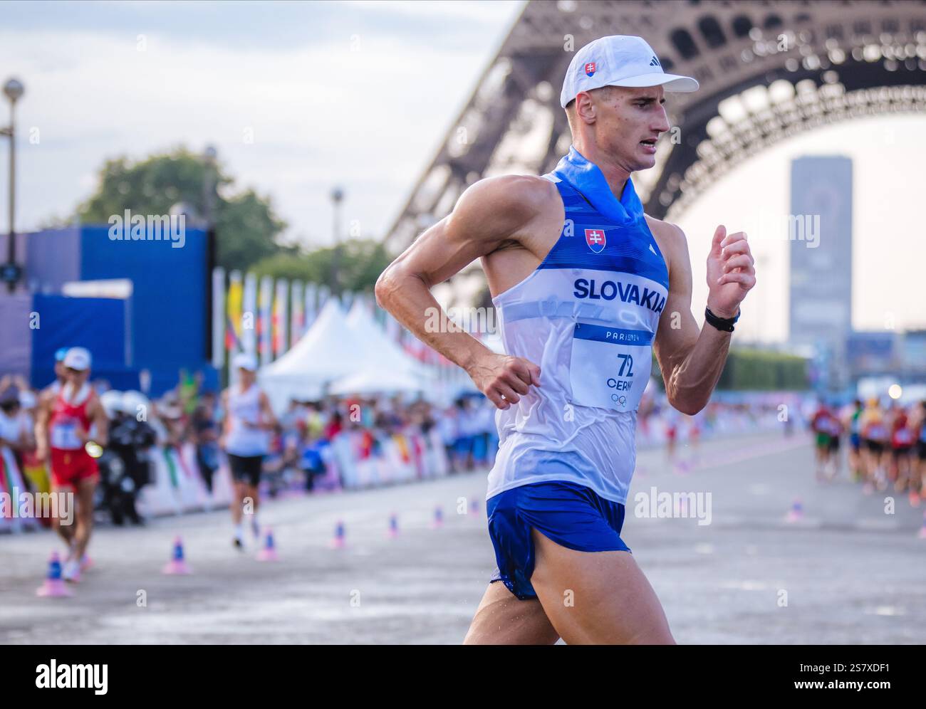 Maria Perez participating in the 20 Kilometer Race Walk at the Paris ...
