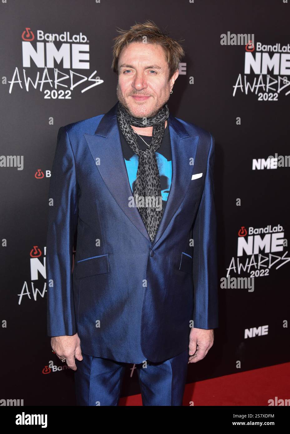 Simon Le Bon at the NME Awards 2022 at the O2 Academy Brixton in London ...