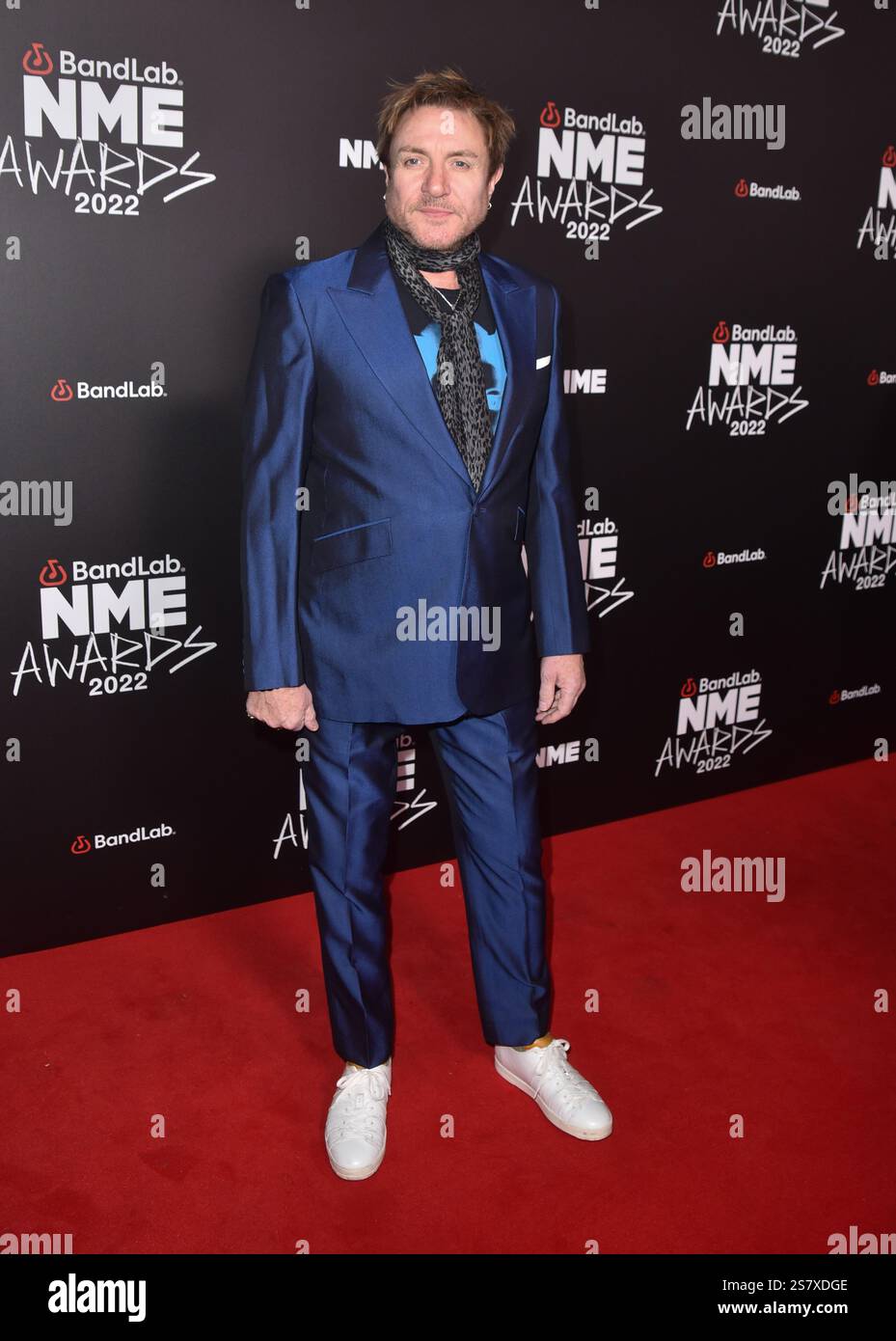 Simon Le Bon at the NME Awards 2022 at the O2 Academy Brixton in London ...