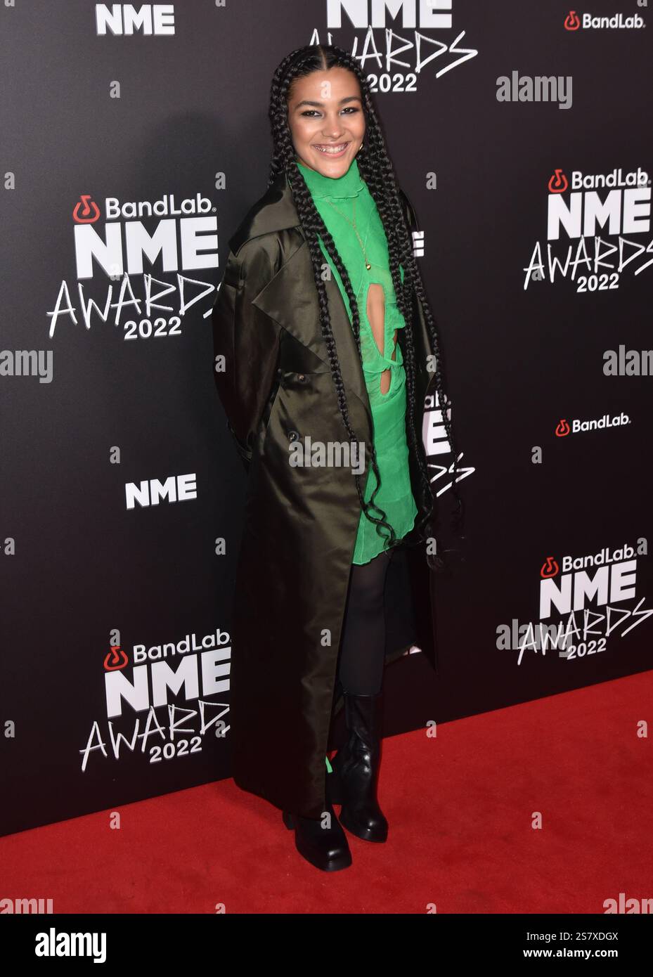 Olivia Dean at the NME Awards 2022 at the O2 Academy Brixton in London ...