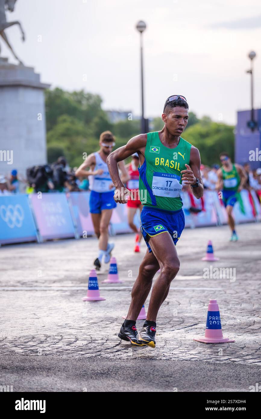 Max Batista GONCALVES DOS SANTOS participating in the 20 Kilometer Race ...