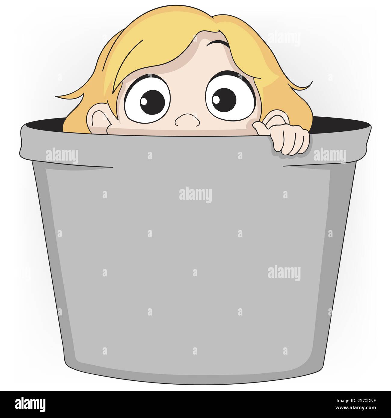 doodle cartoon illustration about people's silly behavior, a girl is ...