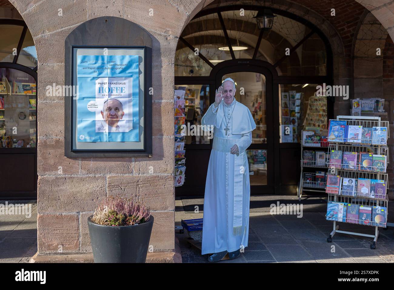 Stadtbild Nürnberg,. 20.01.2025 Ein Schaufenster mit dem neu ...