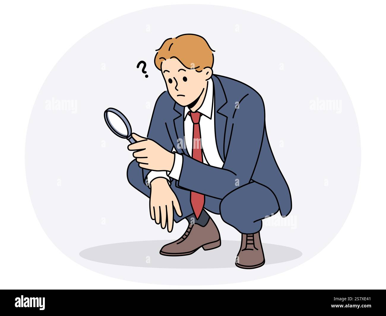 Financial analyst conducting audit hi-res stock photography and images ...