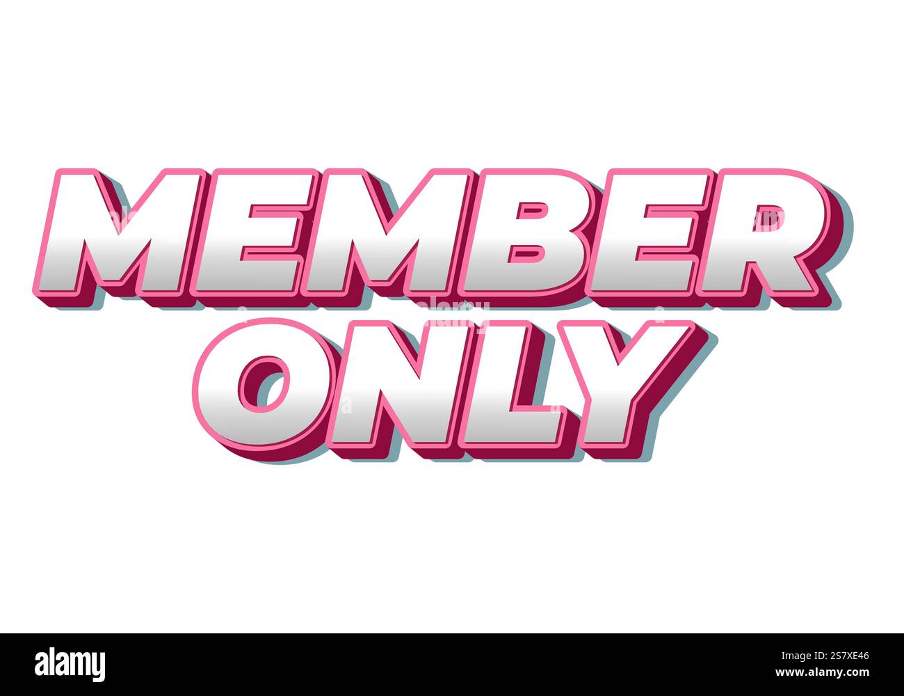 Member only. Text effect design for social media or marketing ads Stock ...
