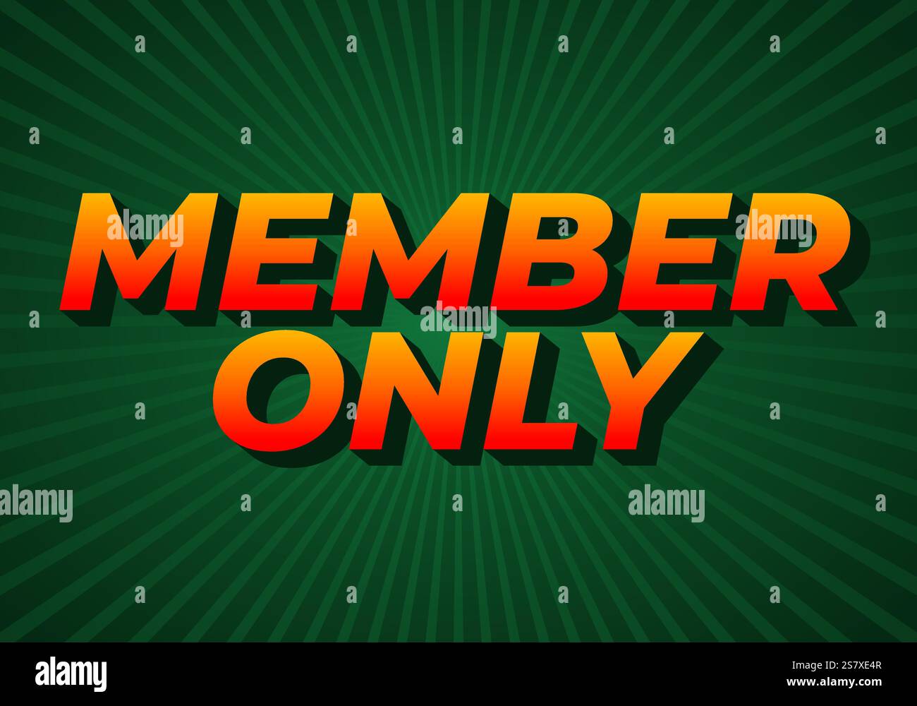 Member only. Text effect design for social media or marketing ads Stock ...