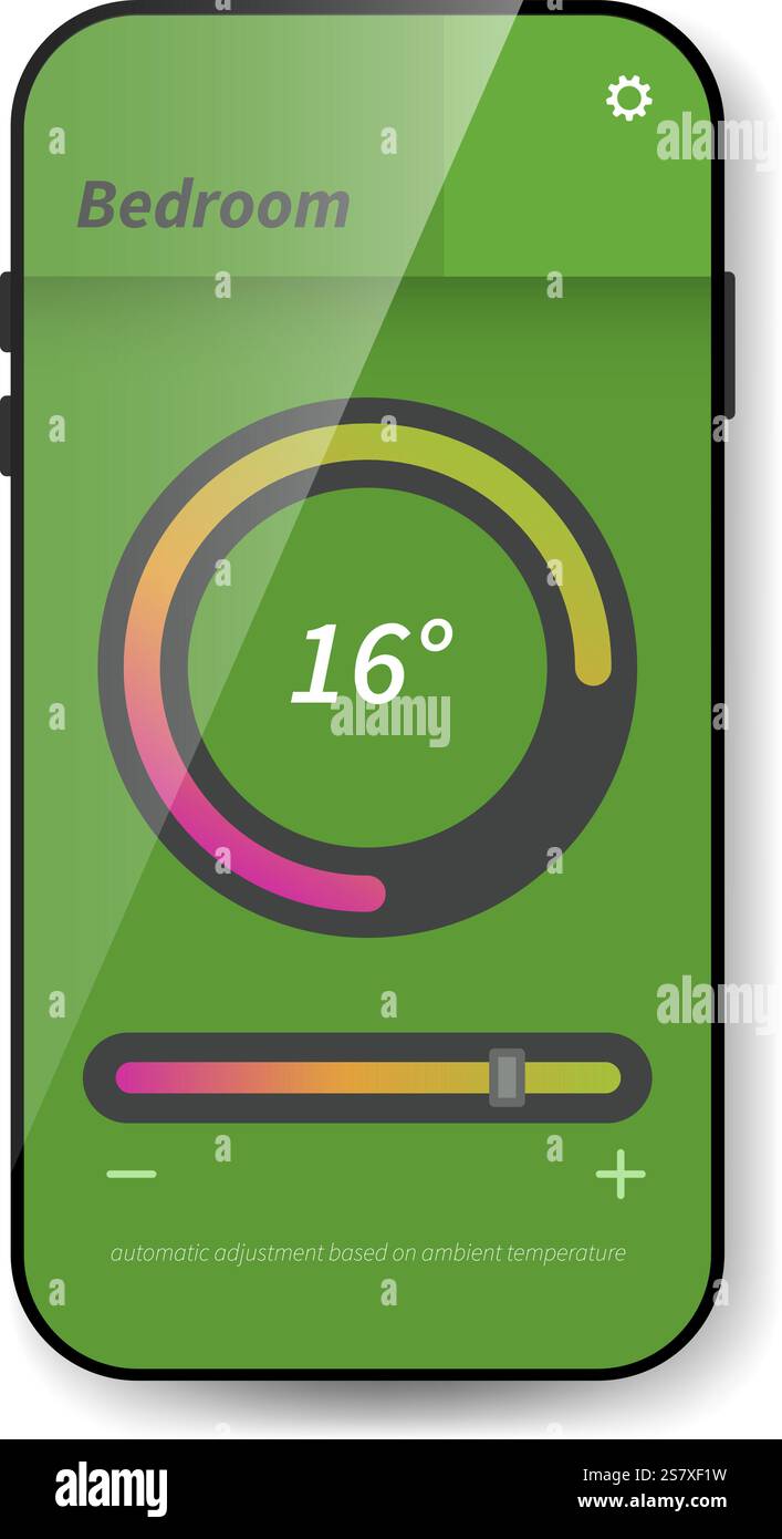 A modern and intuitive application interface designed for air ...