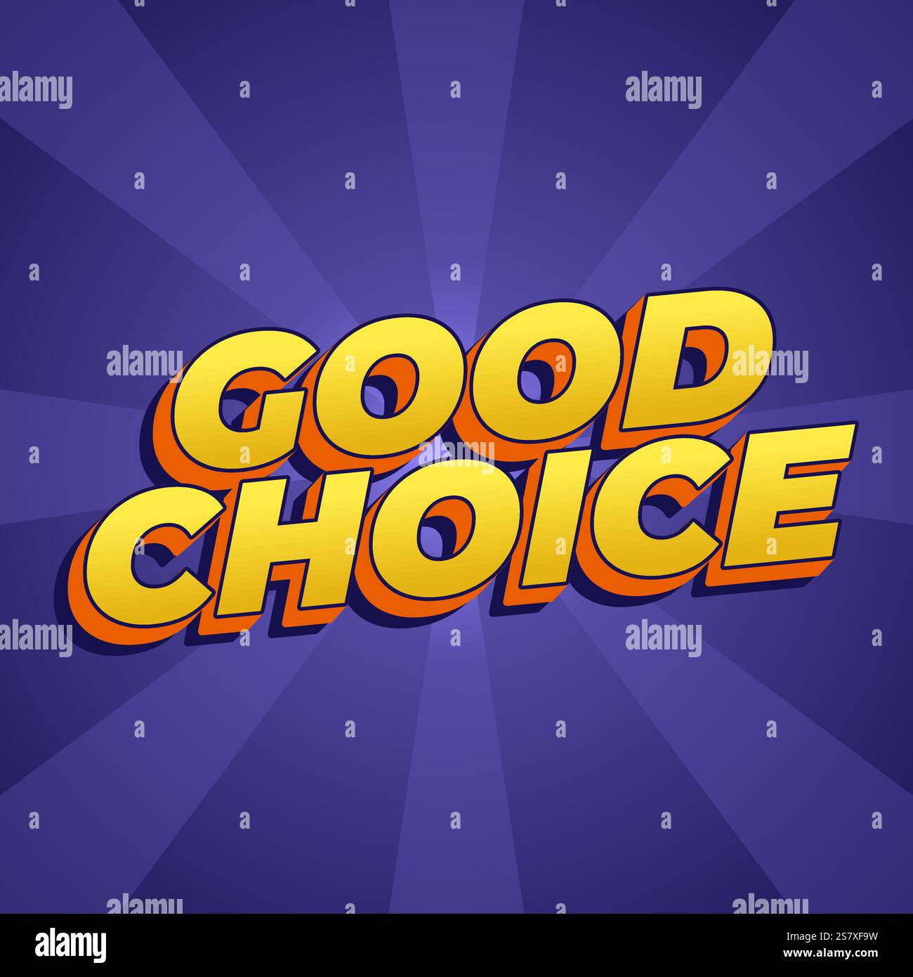 Good choice. text effect design for social media ads purpose Stock ...