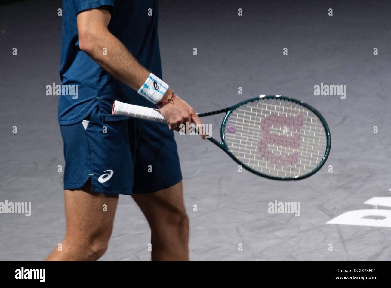 Alex De Minaur, the Australian and No. 10 seed, enters the Rolex Paris ...
