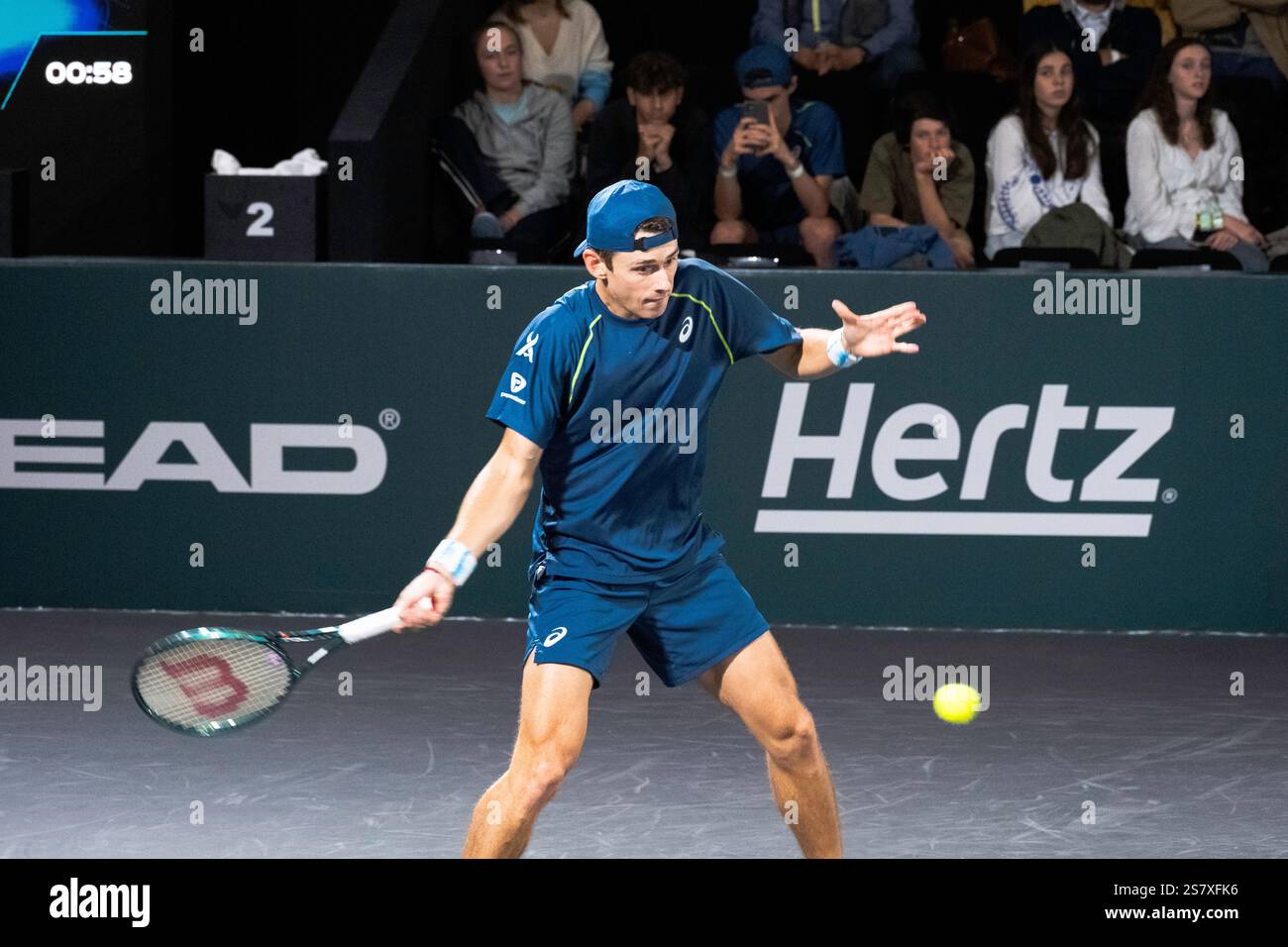Alex De Minaur, the Australian and No. 10 seed, enters the Rolex Paris Masters 2024 directly in ...