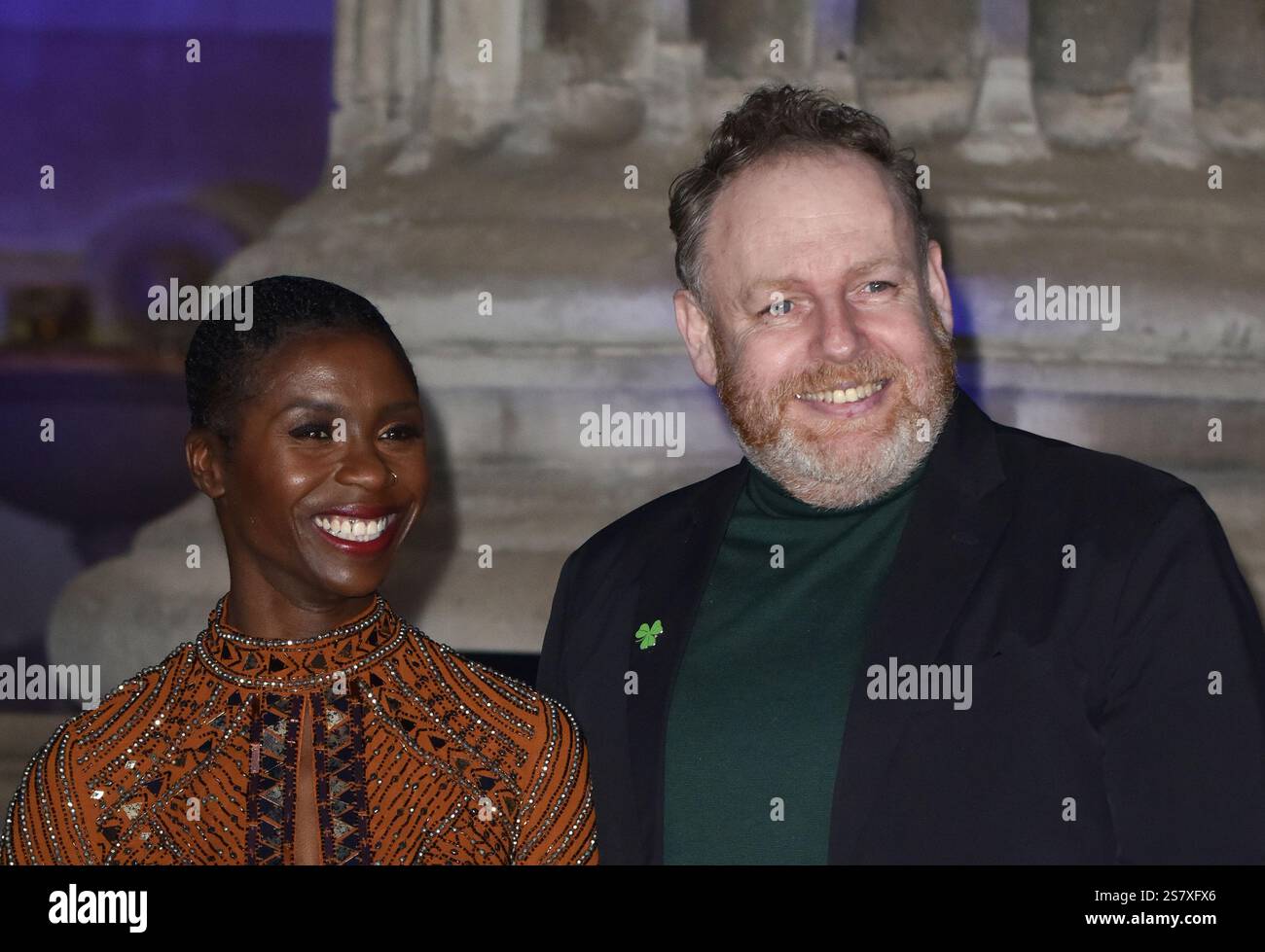 Ann Akinjirin and David Ganly attends 'Moon Knight' - Special Screening ...