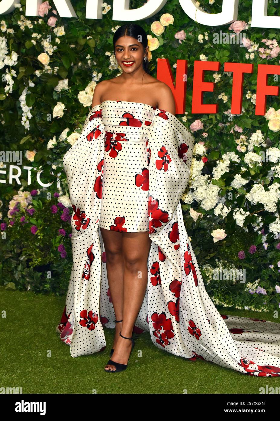 Charithra Chandran attends 'Bridgerton' "Series 2 World Premiere at ...